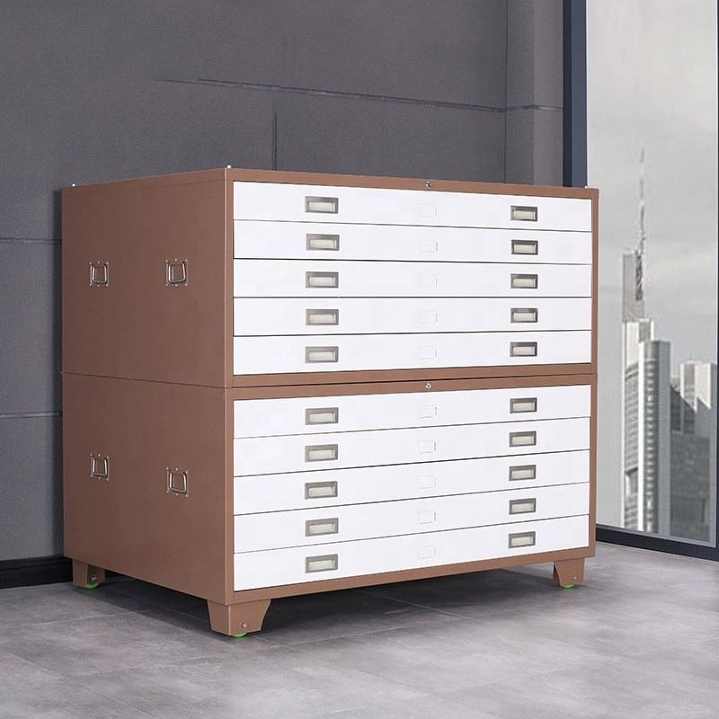 Longli Flat Plan File Cabinet - A0 A1 Engineering Storage