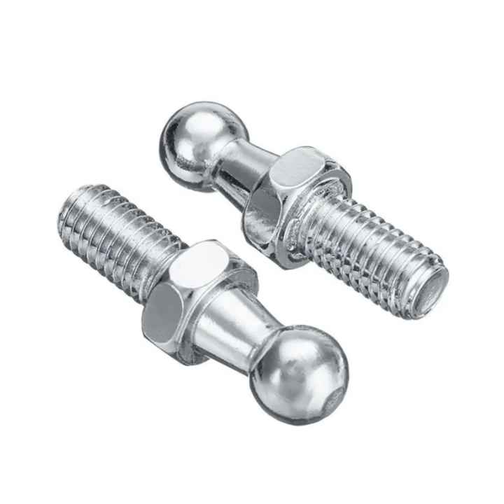 2x10mm Universal Boot Bonnet Gas Strut End Fitting Connector Steel Ball ...