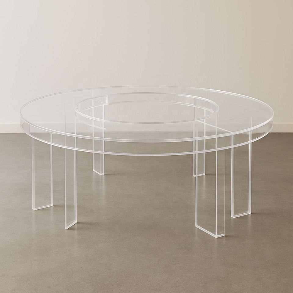 Kids Acrylic Dome Serpentine Table Transparent Box Top and Legs Party ...