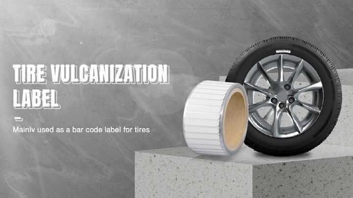 Vulcanized Tire Label - Durable, Customizable PVC Sticker