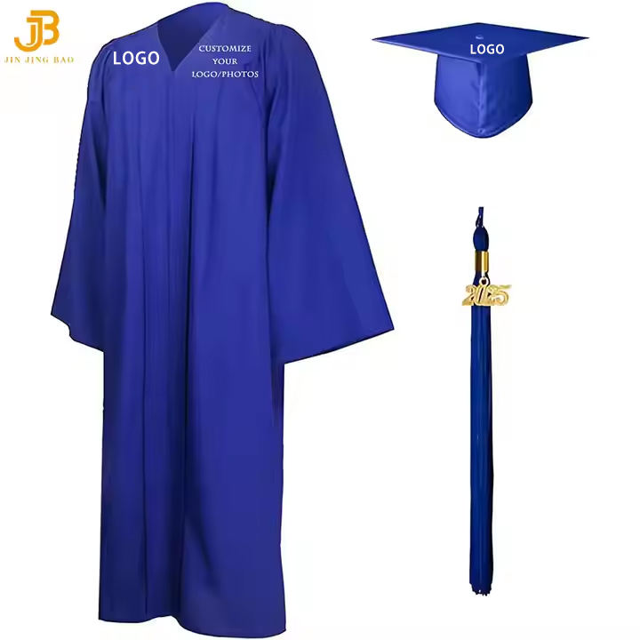 University Graduation Gown - Navy Blue Toga Adult Style