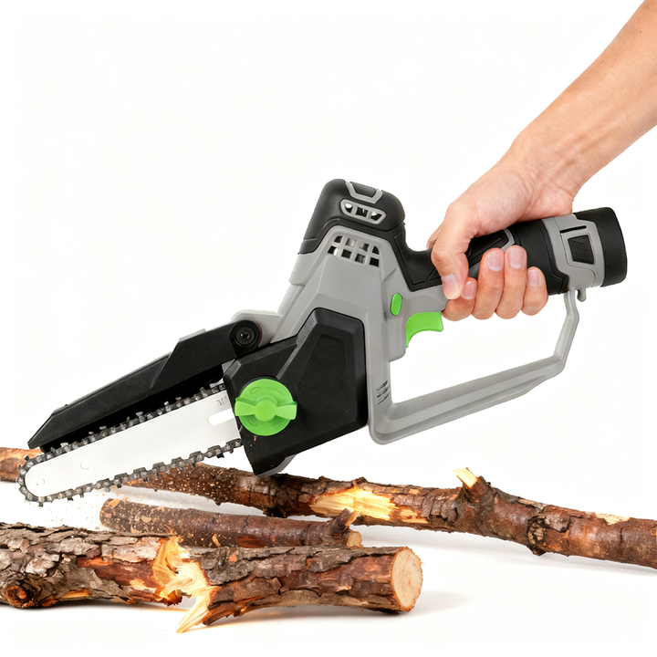 Vertak 6 Inch Cordless One-Hand Chainsaw Rechargeable Battery Chain Saw ...