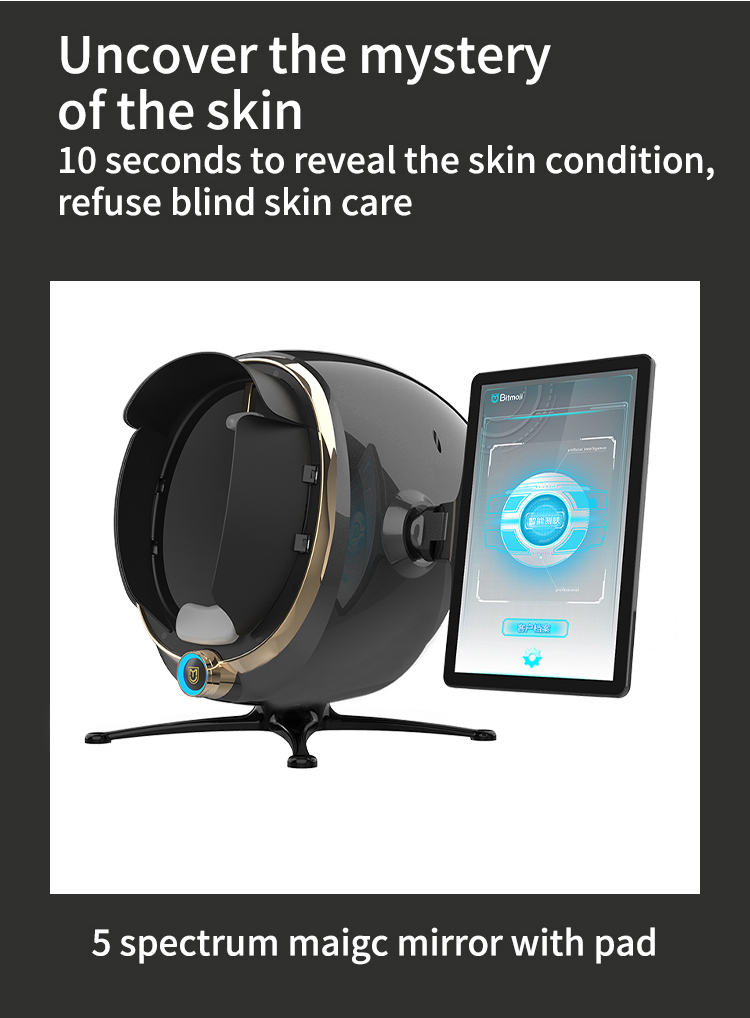 Facial Analyzer 3D Skin Scanner: Professional Moji AI Intelligent ...
