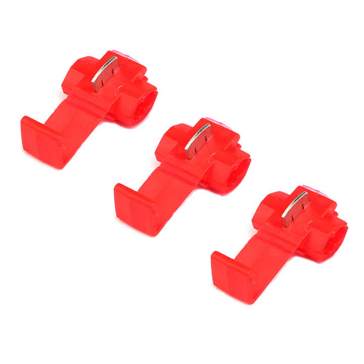 Quick Solderless Splice Snap Wire Connector Insulated Crimp Connectors ...