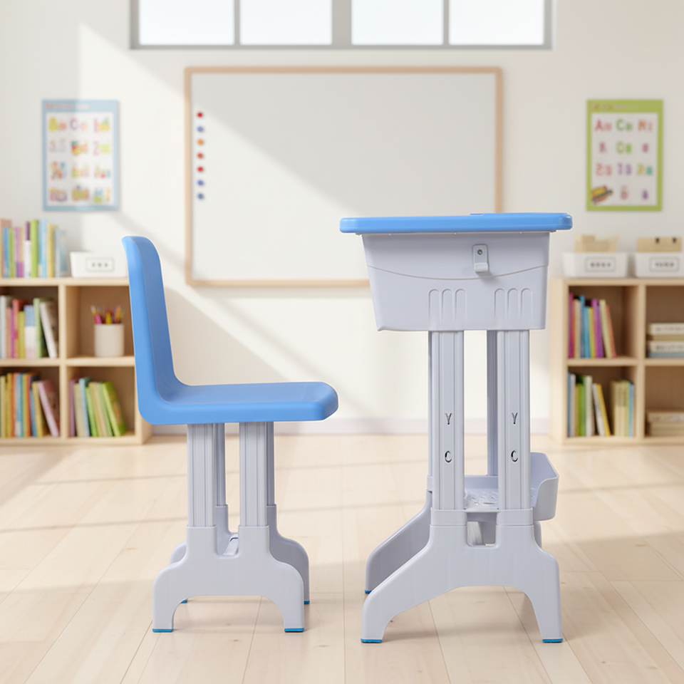 Modern Plastic School Furniture Comfortable Durable Student Table Chair ...