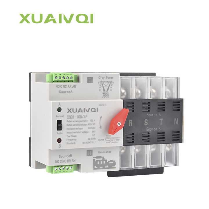 Changeover Switch 2P 3P 4P Manual Automatic Dual-mode Automatic ...