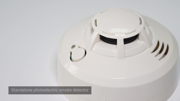 Standalone Photoelectric Smoke Detector Fire Alarm with Audible ...