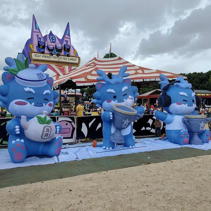 Custom Logo Waterproof Big Giant Cartoon Character Design Print Mascot ...