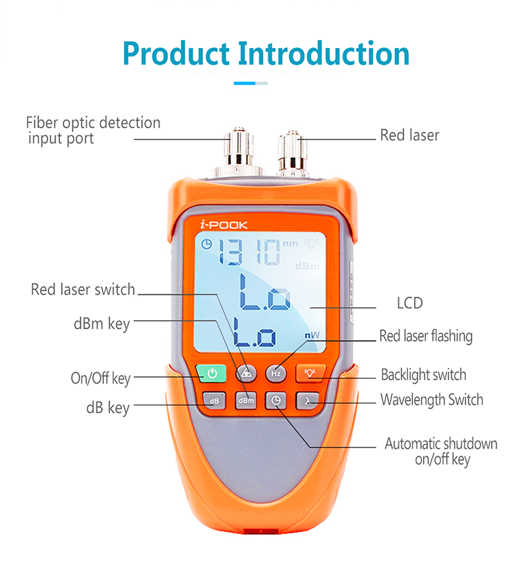 Optical Fiber Testing Tools For Engineers Using i-POOK PK56 Mini ...