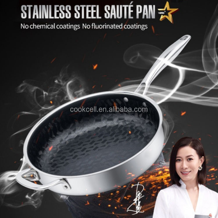High Quality Fast Heat Conduction Grill Pan Ceramic Glaze Honeycomb ...