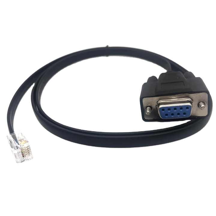 Customized Db9 To Telephone Crystal Head 6 Core Rj12 Cable Rs232 Female ...