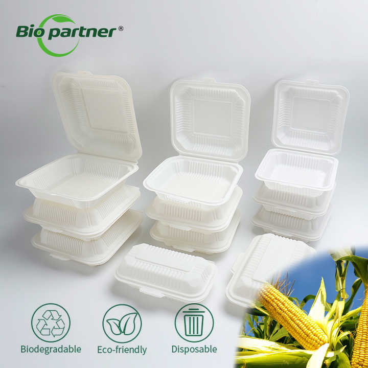 Biodegradable Clamshell Take Out Togo Food Container Disposable ...
