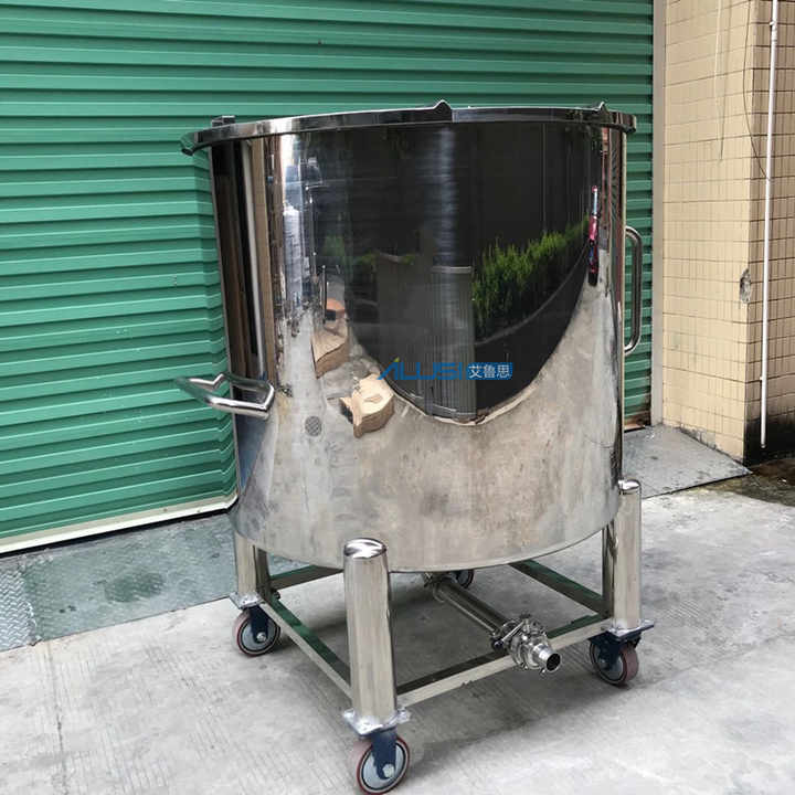 Movable 200L Half Open Hang Lid Liquid Alcohol Storage