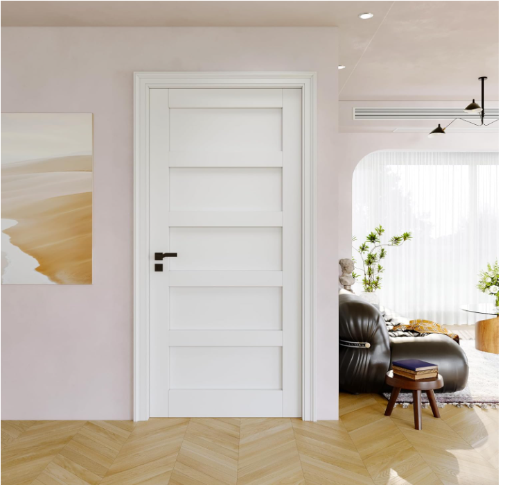 Shaker Door North American Style Hollow Core Unfinished Solid Wood ...