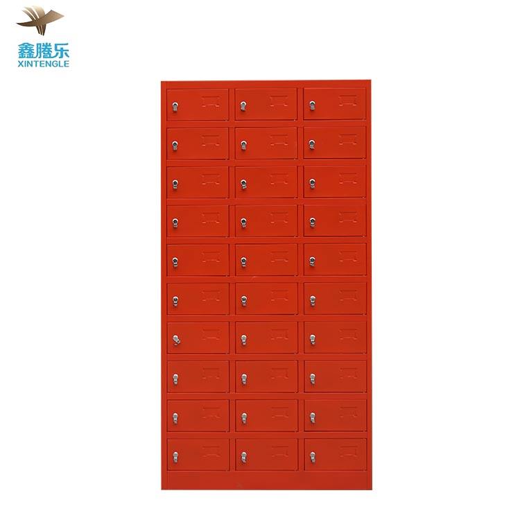 15-Door Cold Rolled Steel Key Lock Locker for Office Use with ...