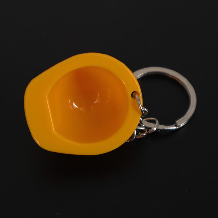 Promotional Gift Keychain ABS Plastic Construction Worker Safety Helmet ...