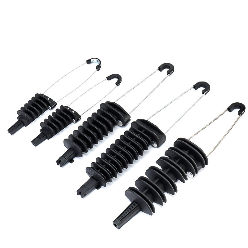 High-tension FTTH-compatible optical fiber cable clips, different model ...