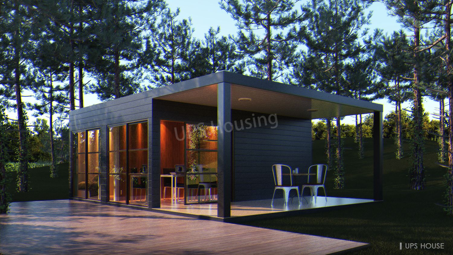 Container Hotel - Modern Portable Steel Luxury Design