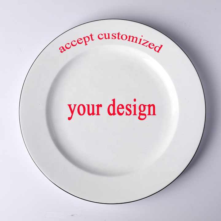 Customizable Ceramic Plates - Perfect for Any Occasion
