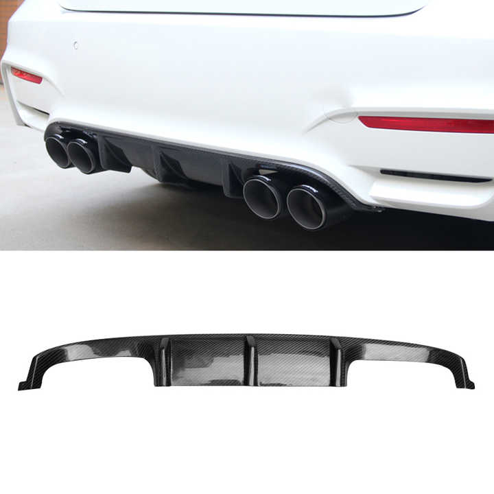 Carbon Diffuser F30 M3 Carbon Fiber Bumper Rear Lip Diffuser for Bmw ...