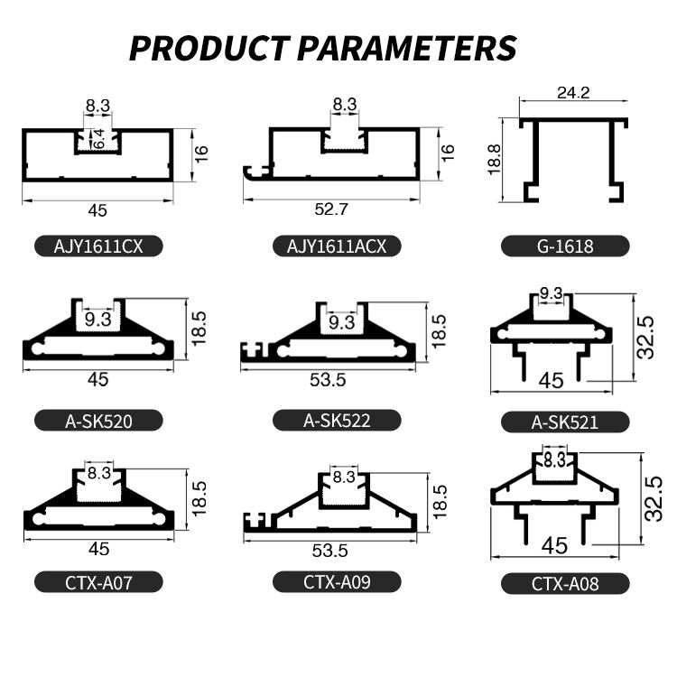 Ultra-Narrow Aluminium Door Window Profile Customized Anodizing Pvdf ...