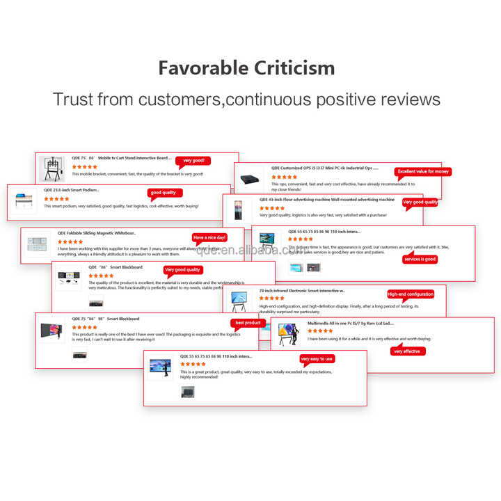 QDE 4K LCD Display Smart Bord Interactive Whiteboard Panel Digital ...