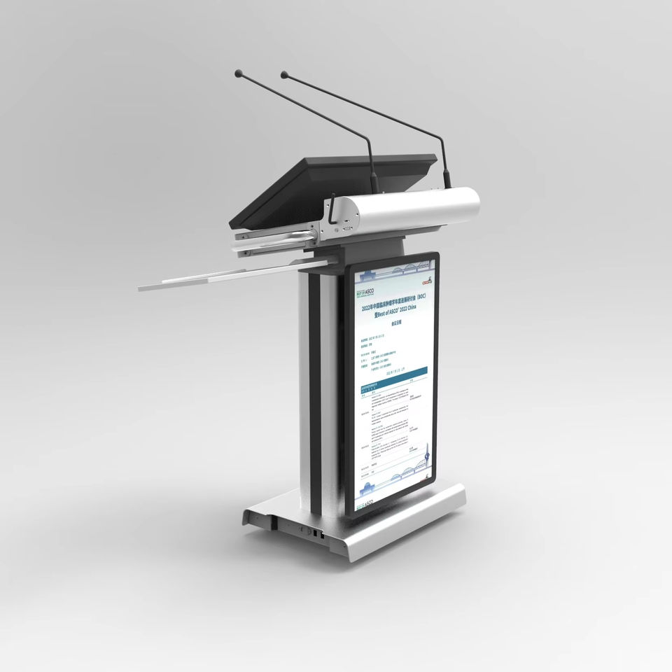 Digital Smart Podium Front Screen Interactive Digital Podium with ...