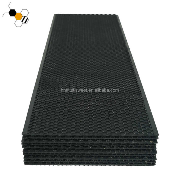 Black Deep Bee Plastic Bee Wax Coated Foundation Sheet| Alibaba.com