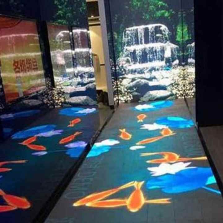 P3.91 Indoor/Outdoor Interactive Floor LED Display Digital Poster for ...