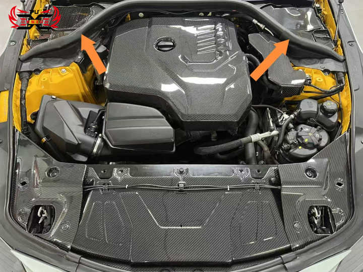 OE STYLE Pre-preg Engine Compartment Cover Plate Engine Bay Panels for ...