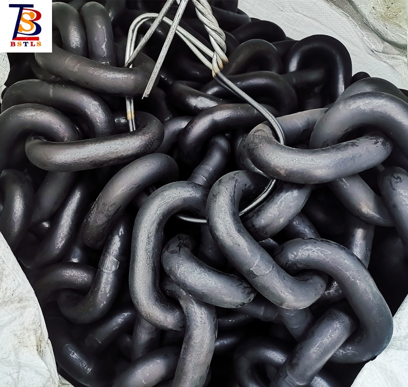 China 30 X 108mm Mining Round Link Chain Through Hardened 23MnNiCrMo54 Material Manufacturers ...