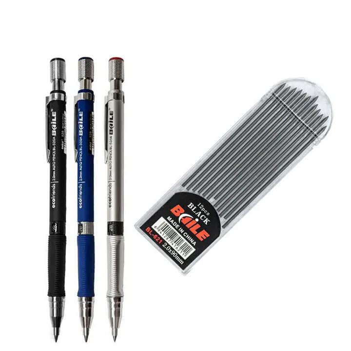 X911-1 2mm 2B Lead Holder Pen Automatic Mechanical Drafting Drawing ...