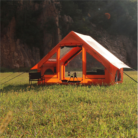 Woolf 9sqm Outdoor Camping Oxford Cloth Inflatable Tent