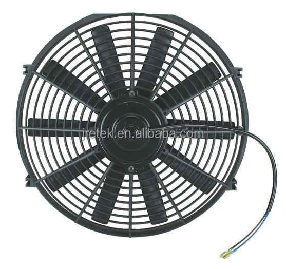 10-Inch DC 24V Auto AC Cooling Condenser Fan 80W Straight Blade ...