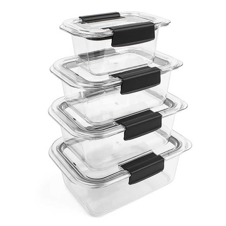 Custom Clear Plastic Kids Storage Lunch Box - Airtight