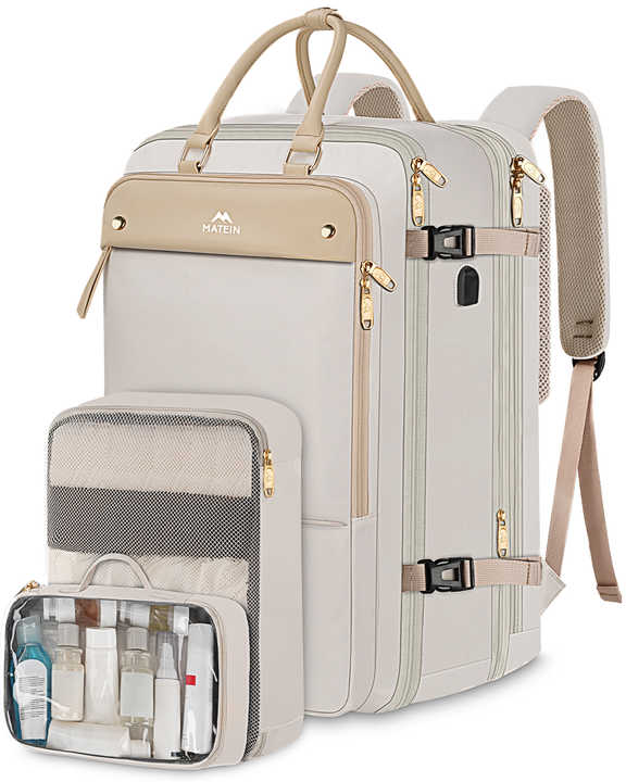 New Extra Large Expandable Flight Approved Weekender Bag 52L TSA Travel ...