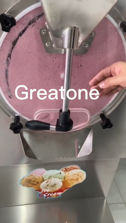 Small Table Top Italian Gelato Hard Ice Cream Machine Tabletop Frozen ...