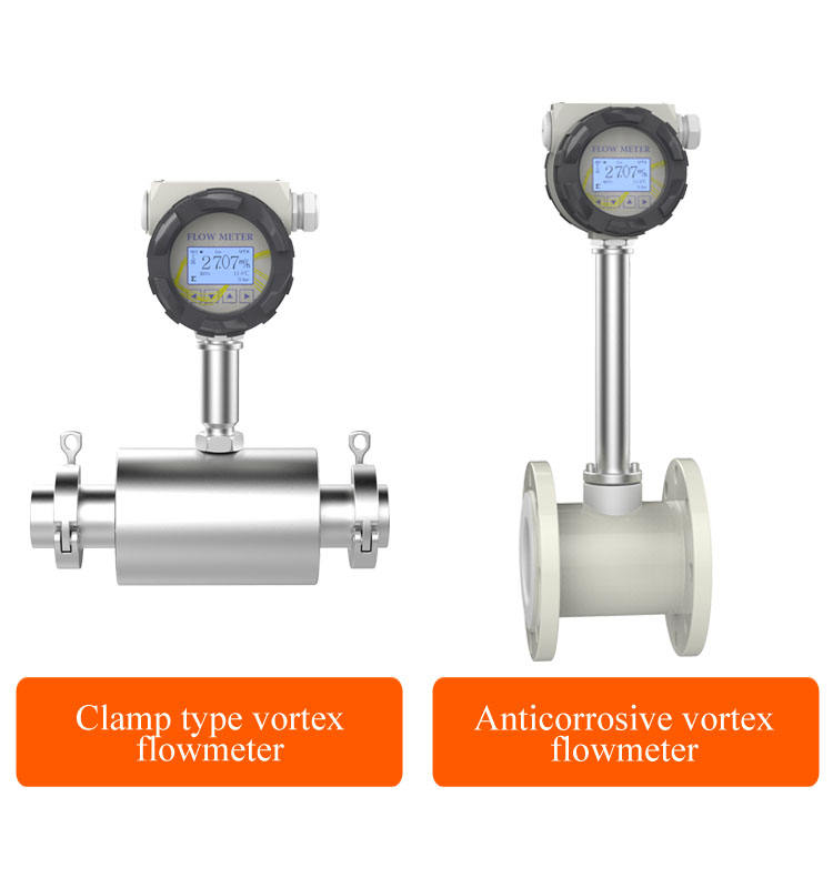 Digital Stainless Steel Vortex Flowmeter for Oil Gas Liquid Accurate ...
