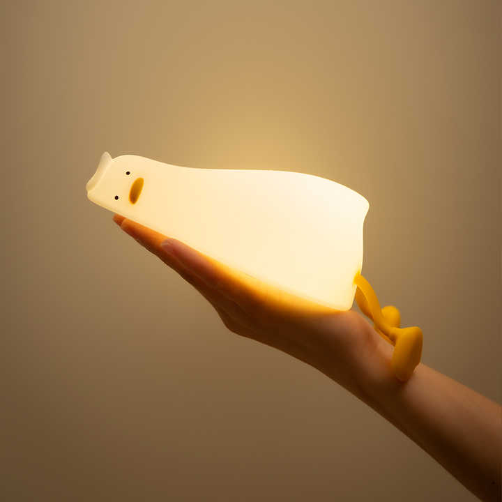 EGOGO Silicone Duck Light - Rechargeable Night Light for Kids