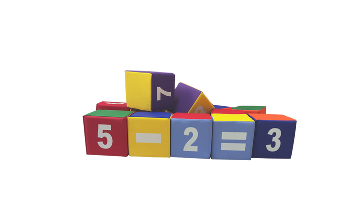 Lighted Foam Building Blocks Set - Educational Numbers and Alphabet ...