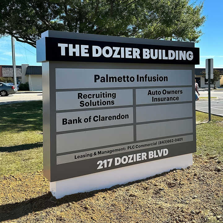 Customizable LED Pylon Sign for Outdoor Business Advertising