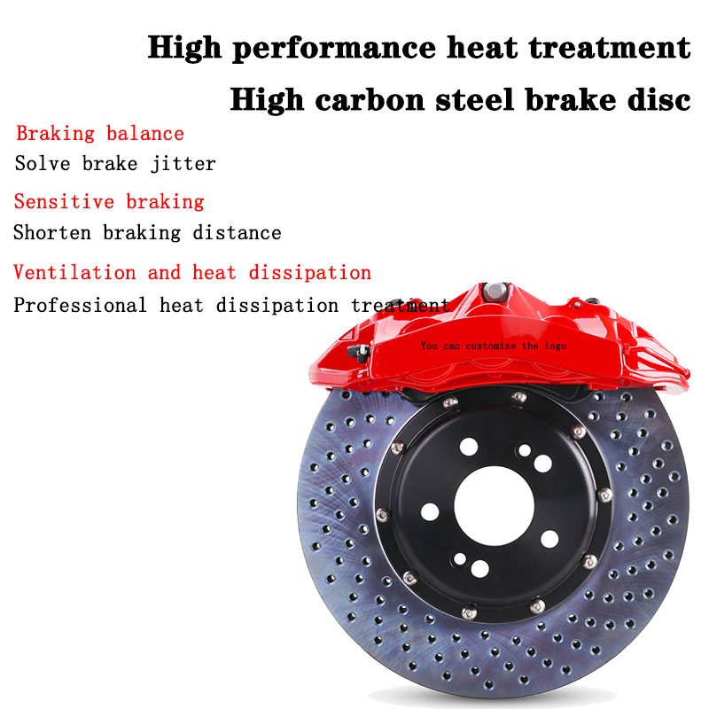 Big Brake System Upgrade Amg 4 Pot Caliper Split Disc Kit For Mercedes ...