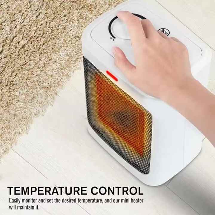 Portable 750/1500W Heater PTC Heating Element 2 Heat Settings Rapid ...