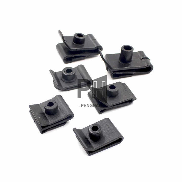 U-Type Fender Lining Nut Clips for Toyota Mazda JAC Fixed Clamp Plastic ...