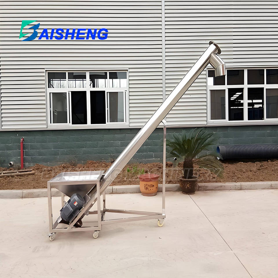 Movable Auger Conveyor Equipment Flexible Lightweight Design for Feed ...