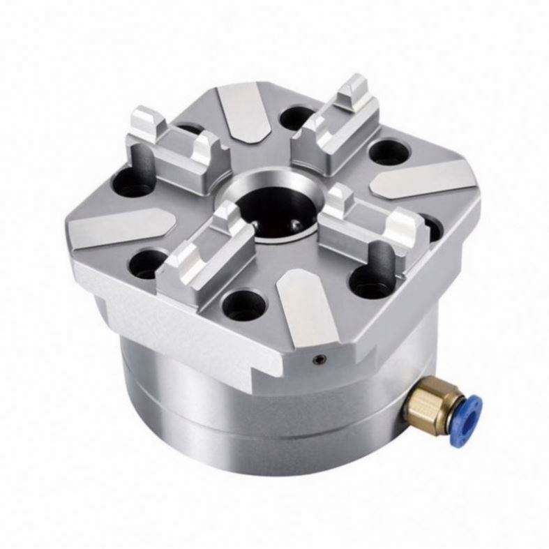 REALMAX Fixture Cnc Okuma Lathe Pneumatic Fixture 4 Jaw Chuck Precision ...