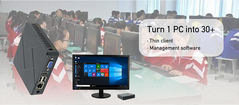 RDP thin client FL800M Gigabit Ethernet support server multi-user ...