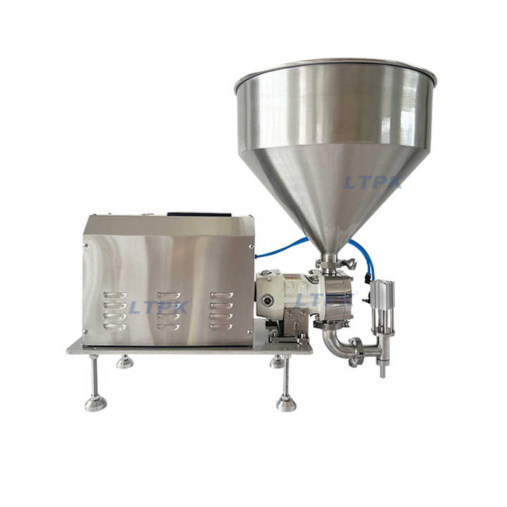 Semi Automatic Lobe Pump Peanut Butter Chocolate Paste Yogurt Cream ...