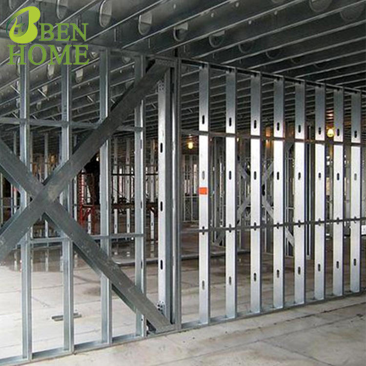 Strong Structural Stability Metal House Steel Frame Furring Channel ...
