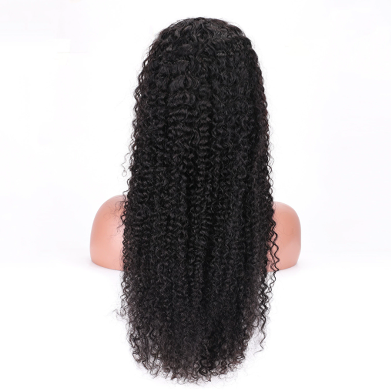 13*4 Lace Front Human Hair Wig with Small Curls, Cross-border ...